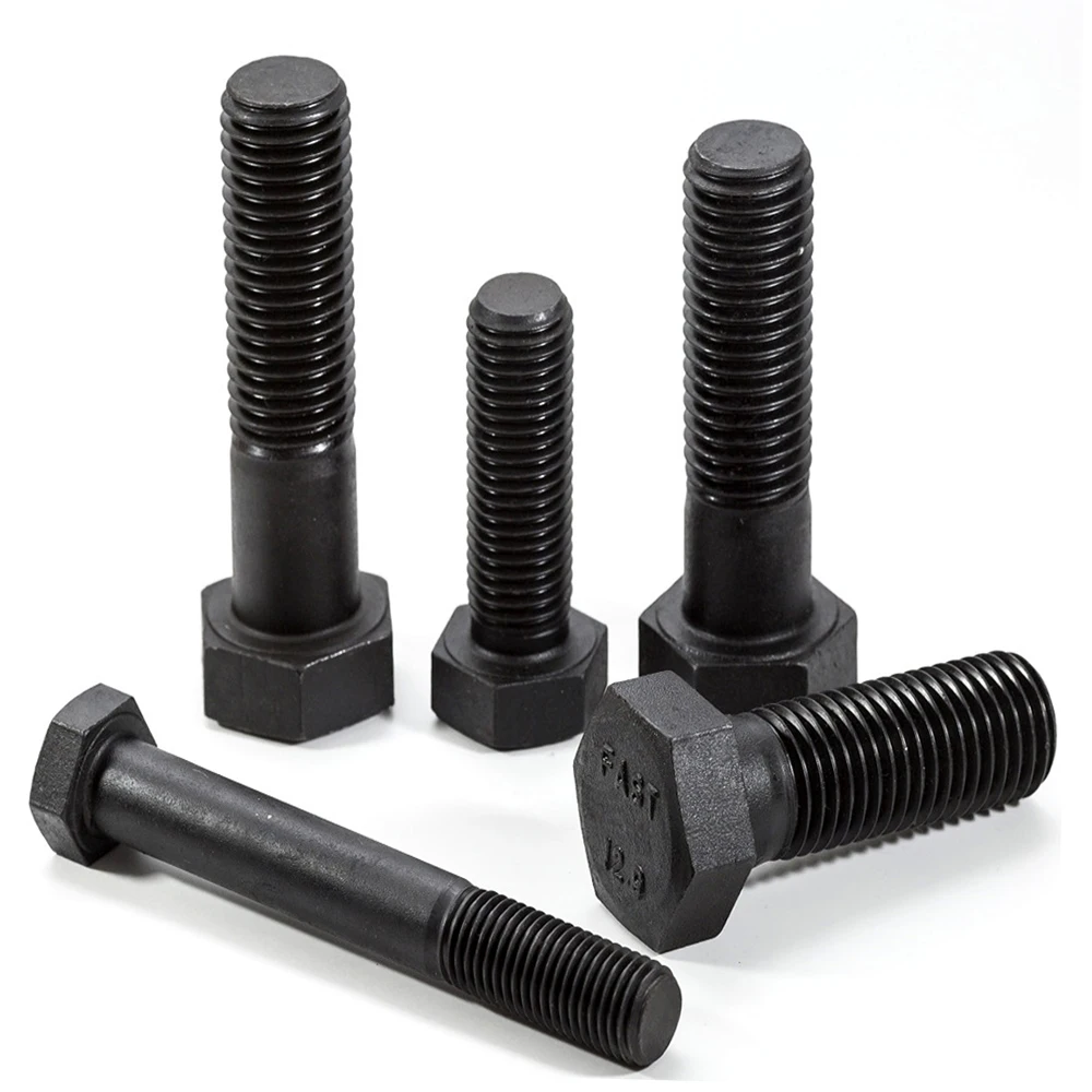 High Strength Fastener Heavy Grade 8.8 Hex Bolt And Nut Black Oxide ...