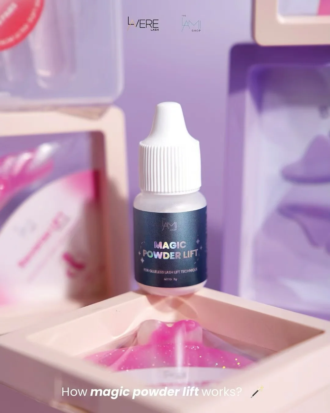 Lami 2025 No Glue Lifting Powder Magic Powder Lift Wholesale Super Mix ...