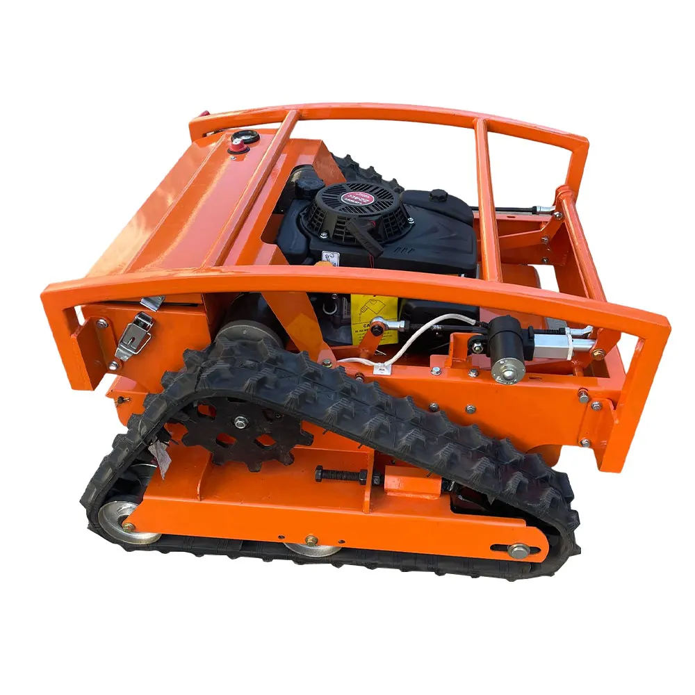 Crawler Remote Control Robot Lawn Mower Remote Control Slope Mower Self ...