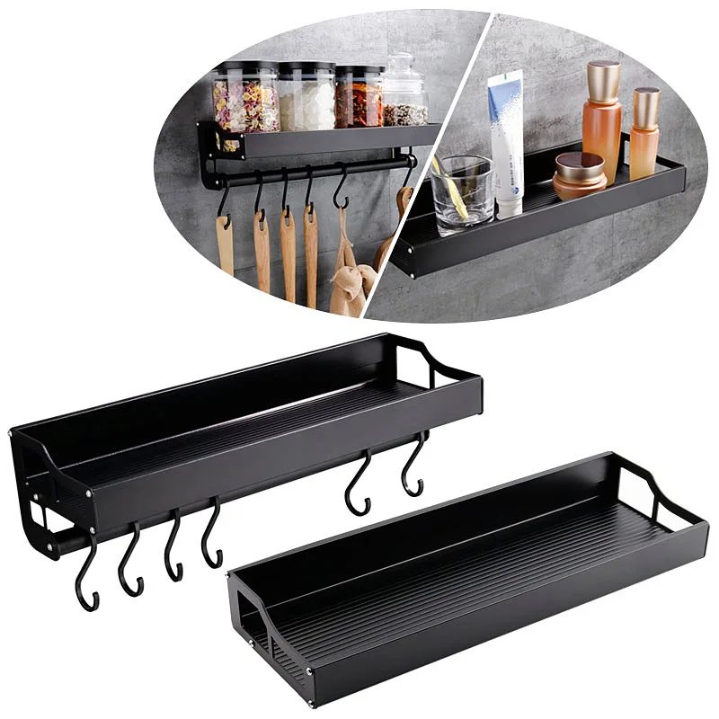 Spice Rack With 6 Removable Hangers 40cm Durable Washable Heavy Duty ...