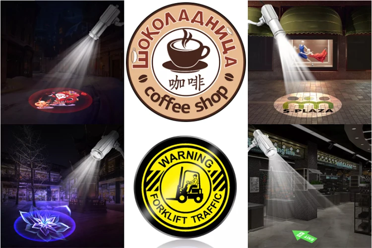 Text Projector 4 Logo Images Led Wall Street Gobo Light - Buy Gobo ...