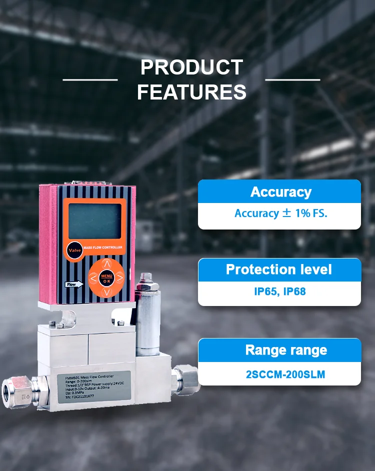 FMM501 Gas Flow Controller - Precision Mass Flow Meter