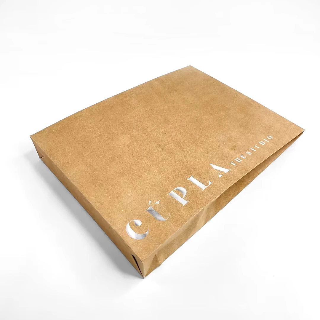 Custom Kraft Paper Mailing Bags for Clothing Packaging - Recyclable ...