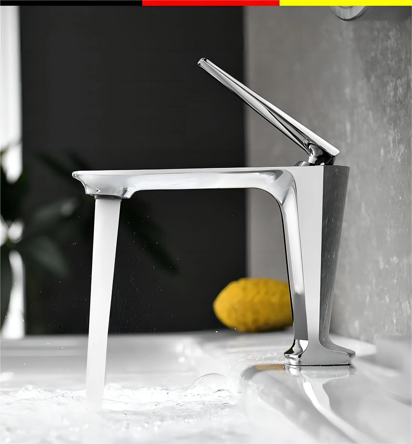 YLB5827S Customized Tall Bathroom Single Level Basin Faucet Brass Cold ...