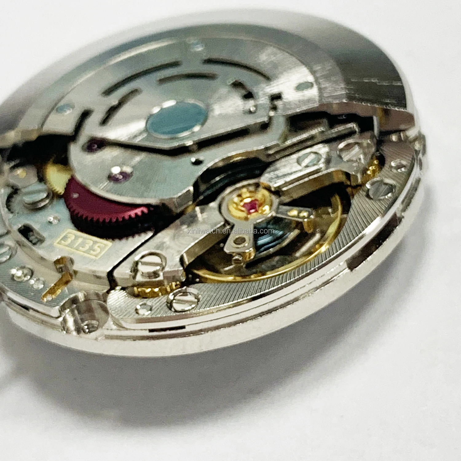 Luxury Mechanical Automatic Movement 31 Jewels Blue Gossamer Red Ruby ...