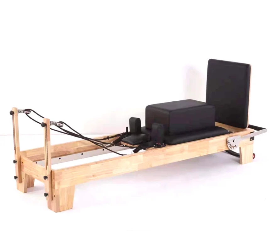 Rubber Oak Maple wood Pilates Reformer Pilates Core Bed by Personal ...