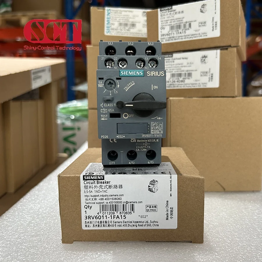 Siemens China Circuit Breaker 3RV6011-1FA15 - 3.5A-5A MCB