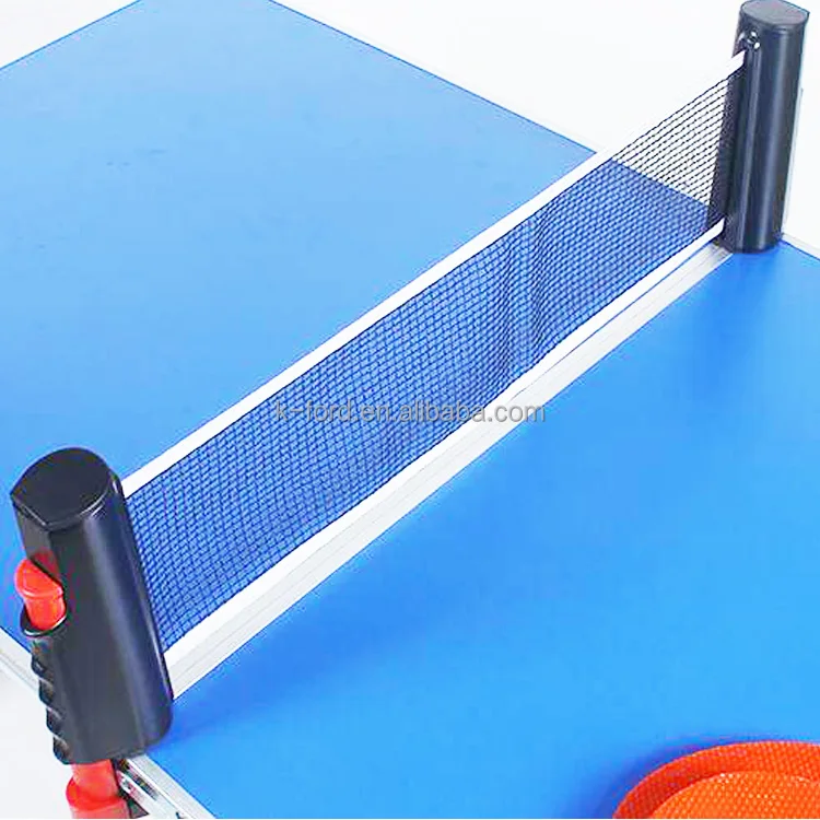 High Quality Ping-Pong Table Set with Bat Retractable Pingpong Net Post ...