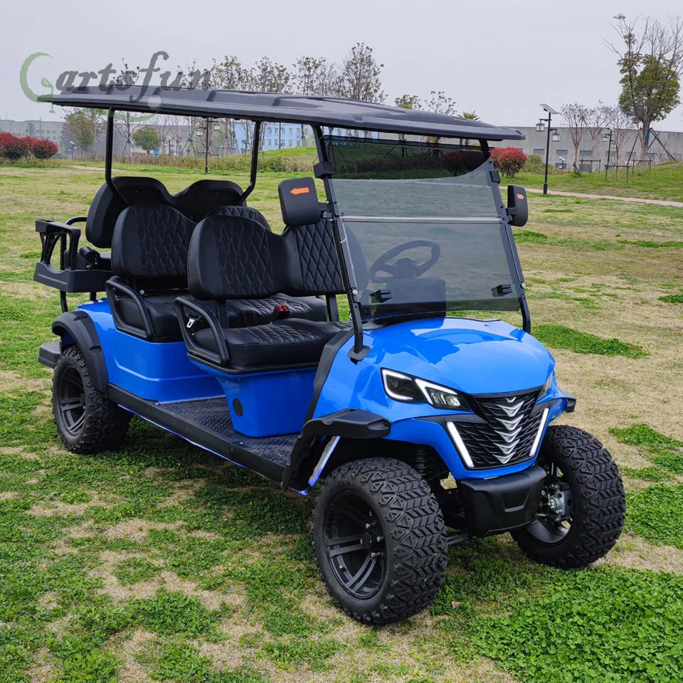 Legal 4-Wheel Gasoline Golf Carts for off-Road 4-10+ Seaters