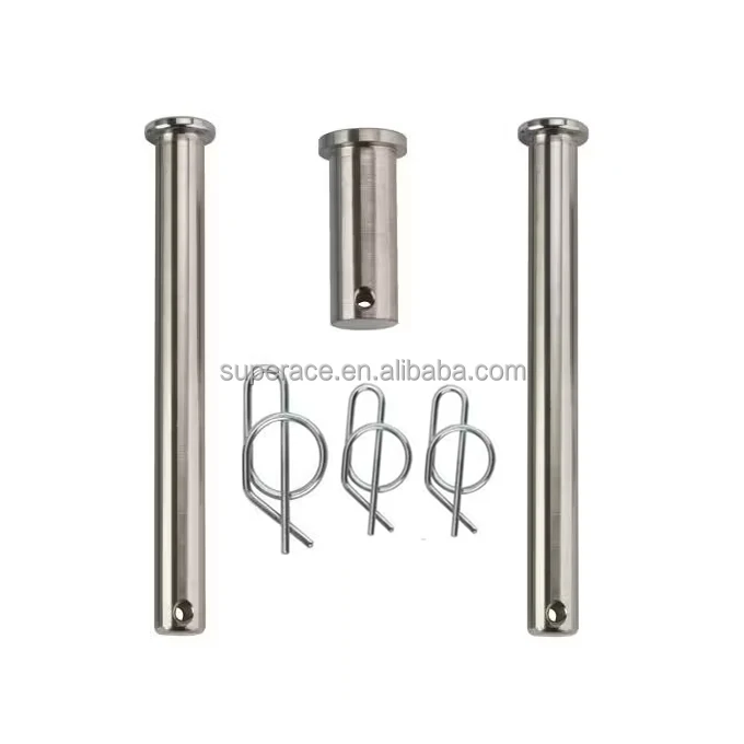 Titanium Jacobs Ladder Pin Kit 3/8"x3.75" And 1/2 Short Pin With Clips ...