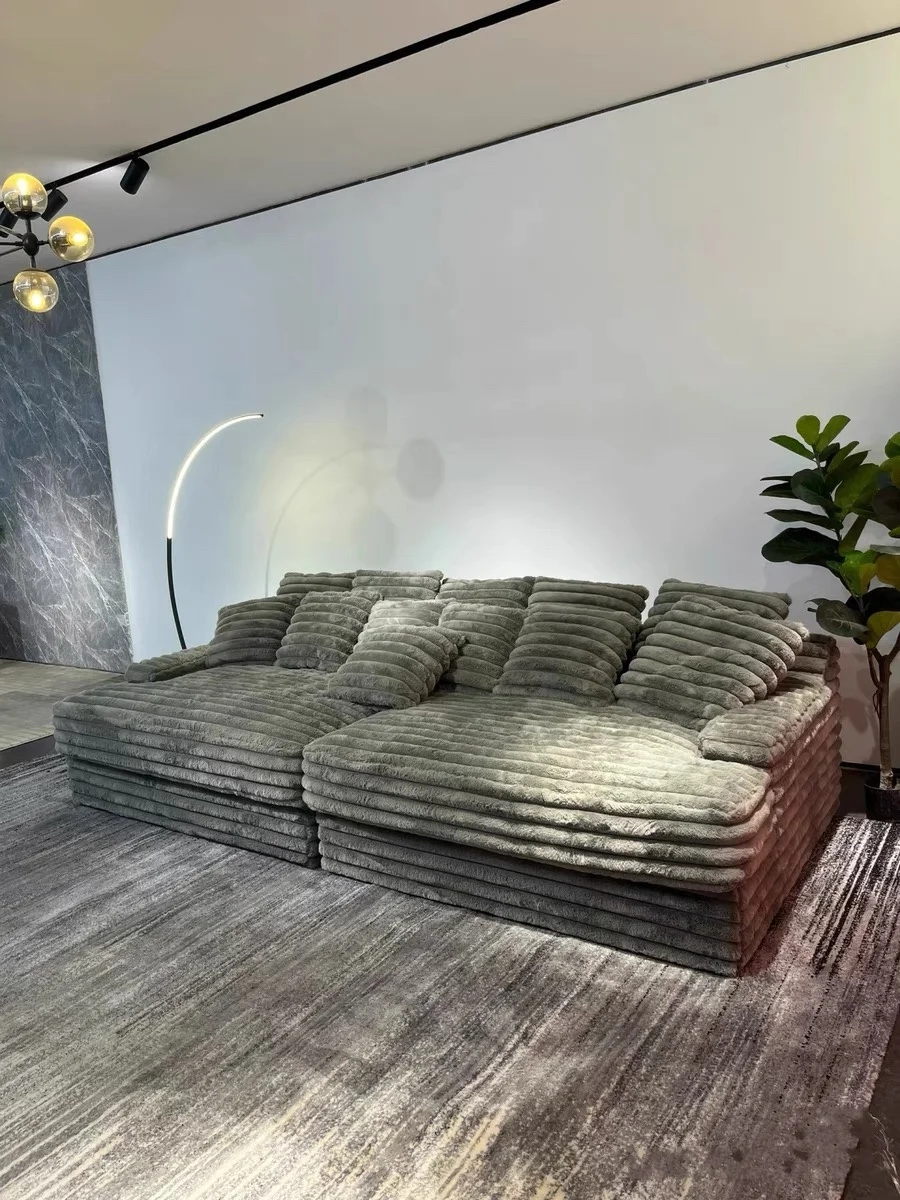 Semi Compressed Modern Sofa Set for Living Room, Office & Leisure ...