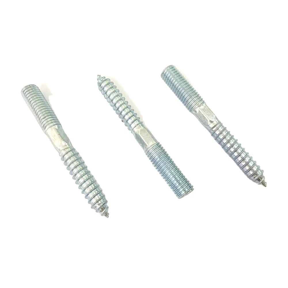 Double-Ended Threaded Wood Screw Double Headed Hanger Bolt Dowel Screw ...