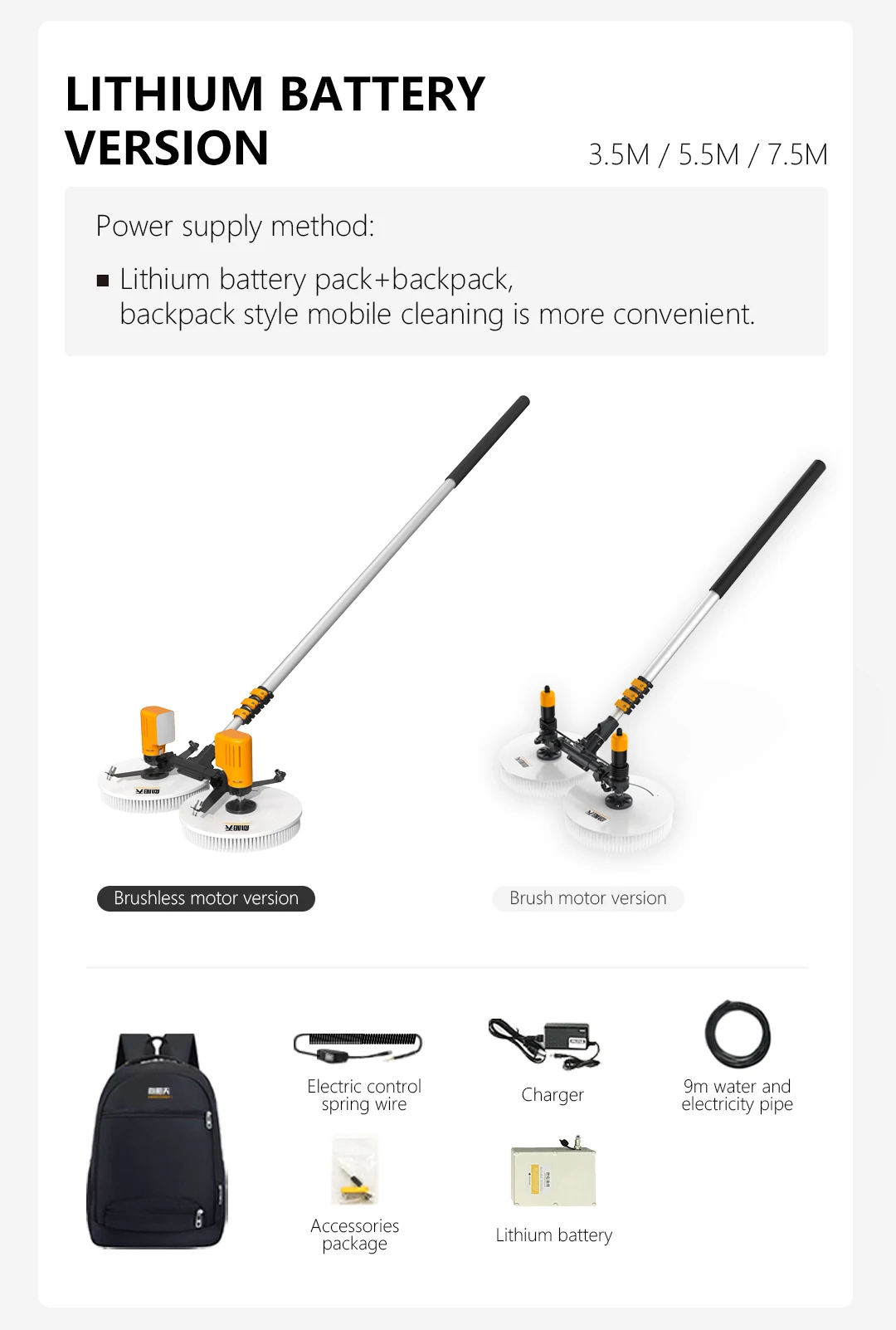 Sunnysmiler Solar Panels Cleaner Machine - Efficient & Reliable