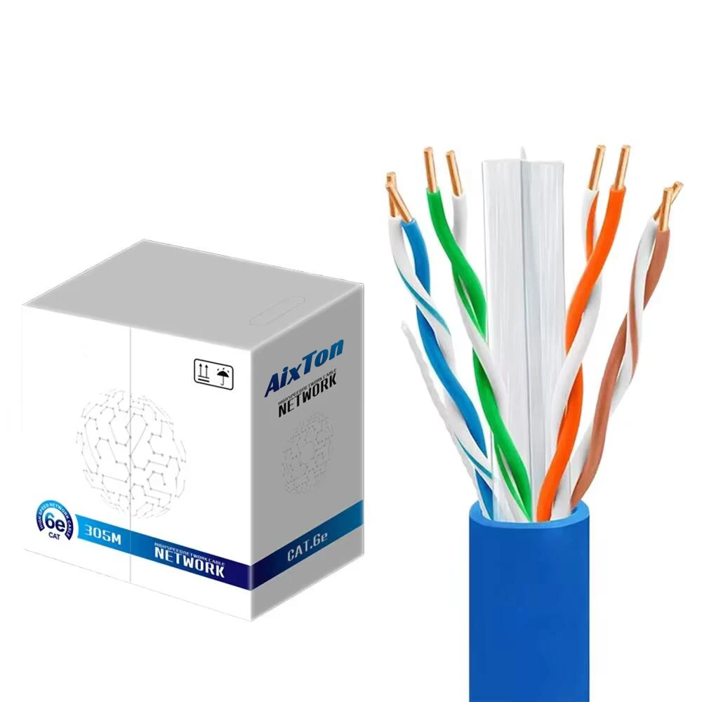 AIXTON Factory Cat6 UTP Network Cable Cat6a 305M 4pr Copper Conductor ...