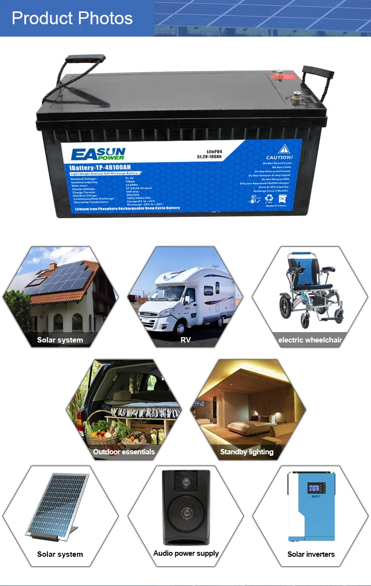 5kw 24v100ah 24v 48 V 48v 100 Amp 100a 100ah Lithium Ion Batteries ...