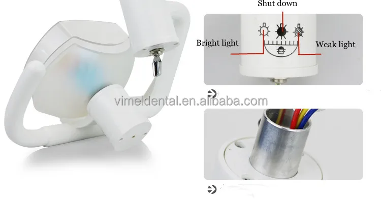 Dentistry Halogen Lamp with Aluminum Shell - 50W Warm Light