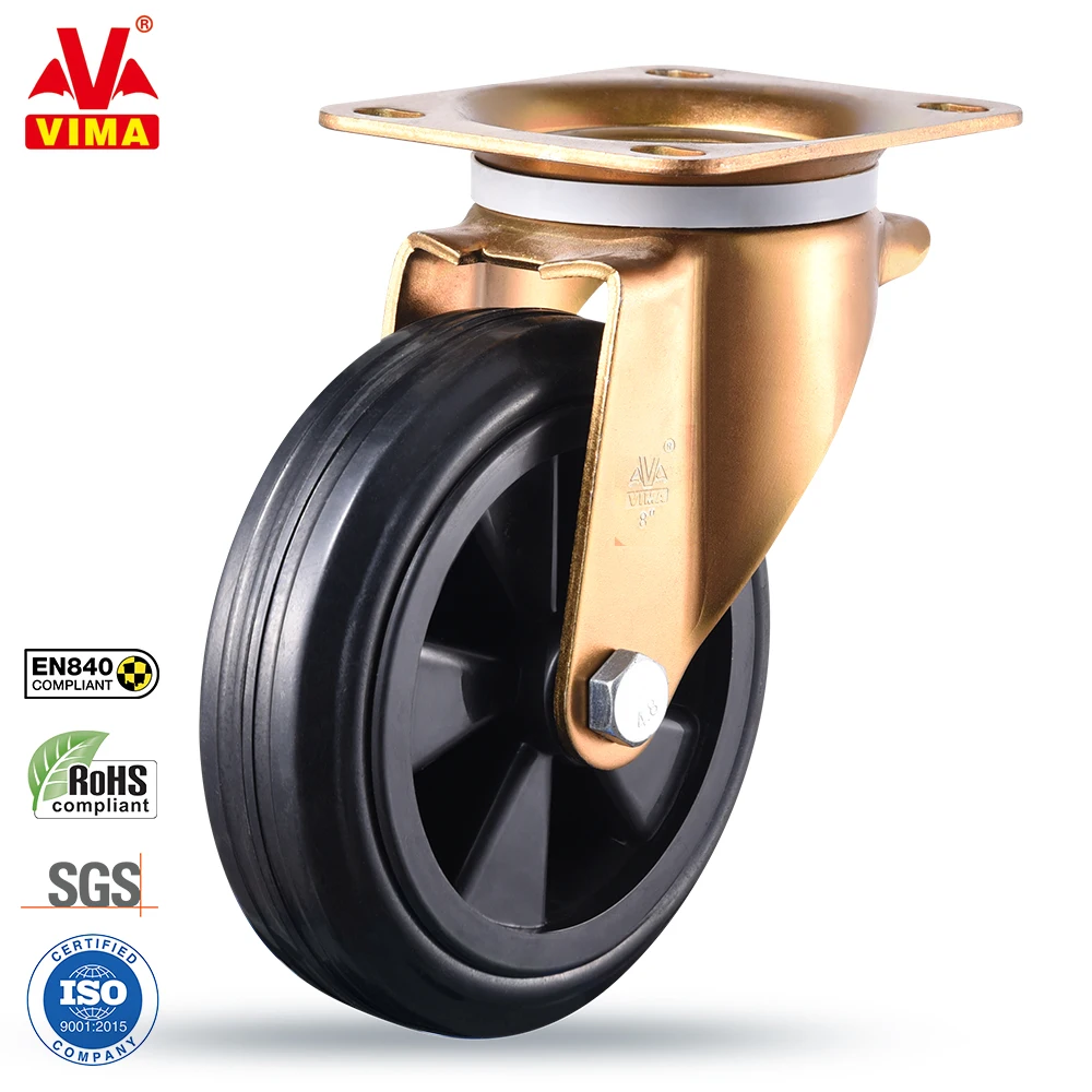 6 Inch Vima Waste Bin Caster Heavy Duty Swivel Oem Odm Factories ...