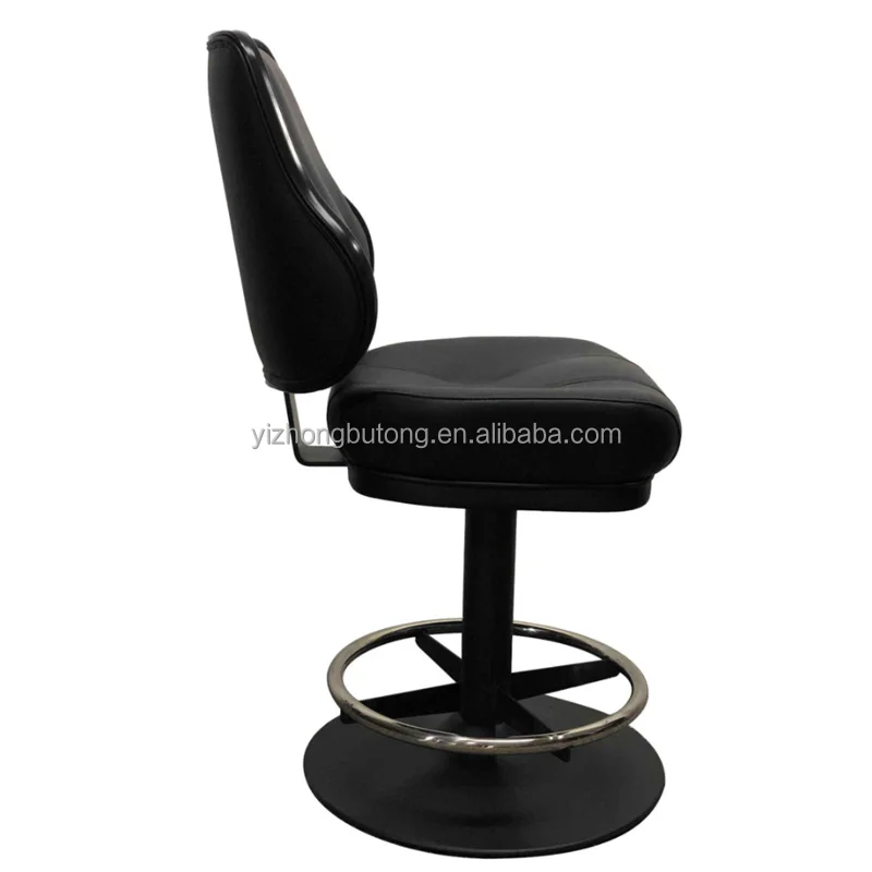 Wholesale Black Leather Metal Leg Poker Casino Chair For Sale,High Back ...