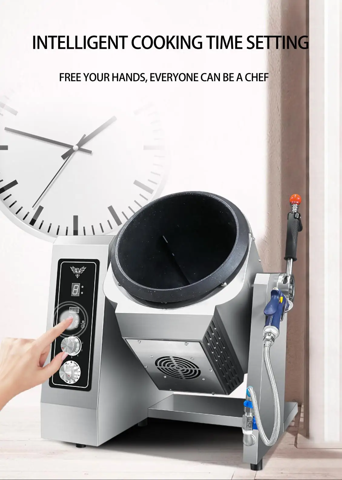 Semikron人工智能AI自动烹饪机器人商用餐厅节省劳动力提高效率| Alibaba.com