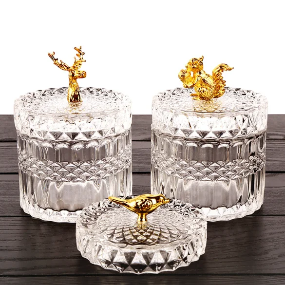 Luxury Glass Pot - Perfect for Home Decor & Jewellery Storage