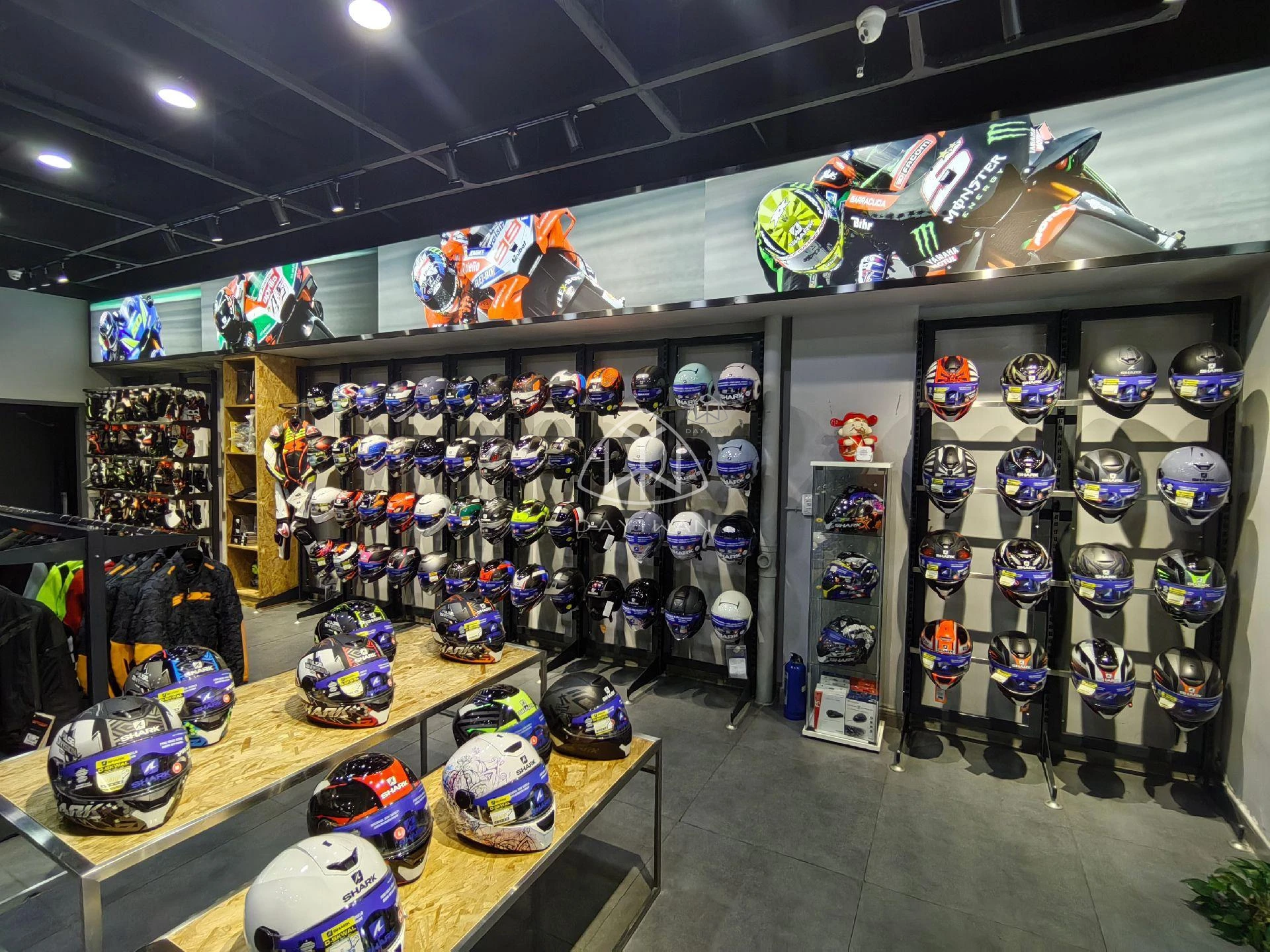 Motorcycle Helmet Display Racks - Secure and Stylish Storage