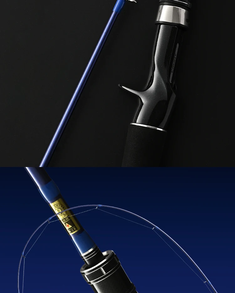 Carbon Moderate Fast Baitcasting Fishing Rod - 2.1m/2.4m, Oem Available