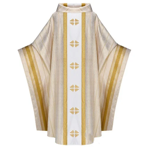 Men Vestments Printed Chasuble and Stole Christian Priest Robe Long ...