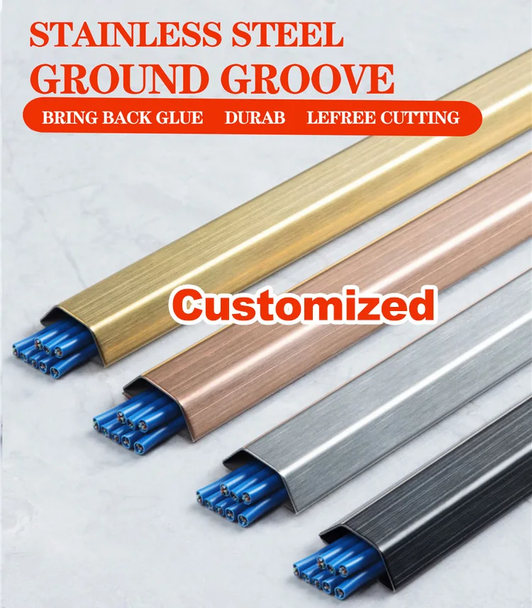 Stainless Steel Trunking Surface Mounted Floor Ground Wire Pressure ...