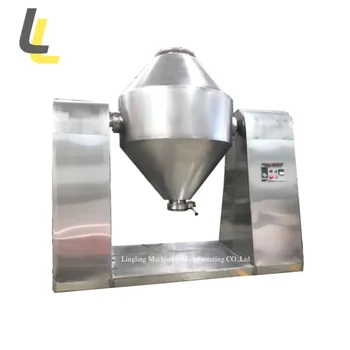 W Dry Granules Powder Rotary Drum V Shaped 3d Mixer Double Cone ...