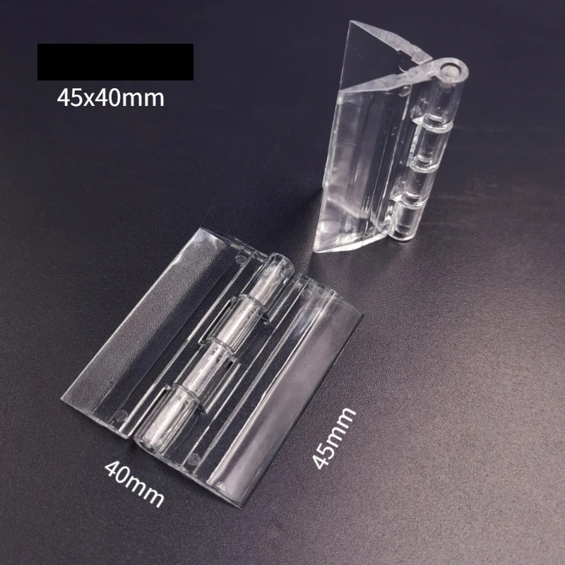 Clear Acrylic Box - Hinge Display Storage Case Plastic Hinge