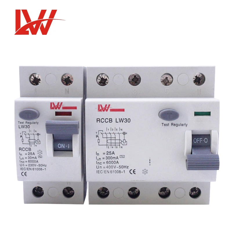 Residual Current Circuit Breaker 2p 40a,Rccb,300ma 50hz,230v Ac 50hz ...