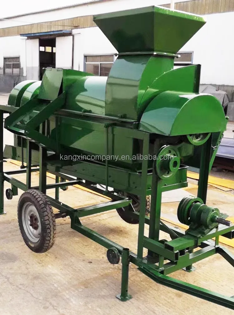 Multifunctional Pulled By Four-wheel Tractor Rice Wheat Threshing ...