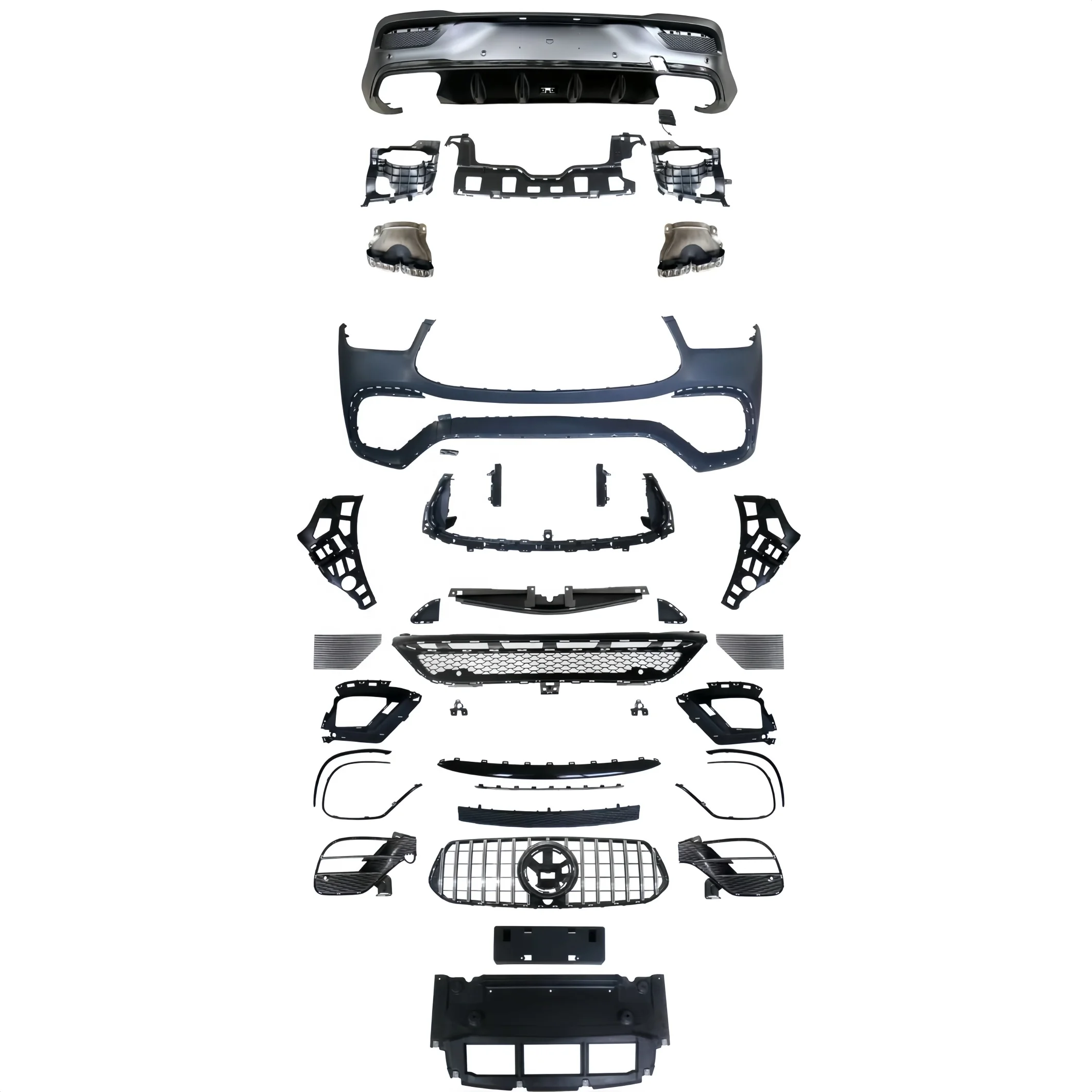 2024 GLE Coupe Full Body Kit For Mercedes-Benz GLE Coupe C167 Upgrade ...