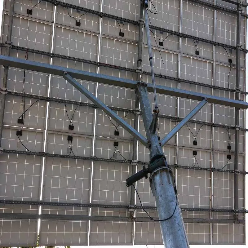 Anti-wind Dual Axis Solar Tracking Bracket With Sun Follow System ...