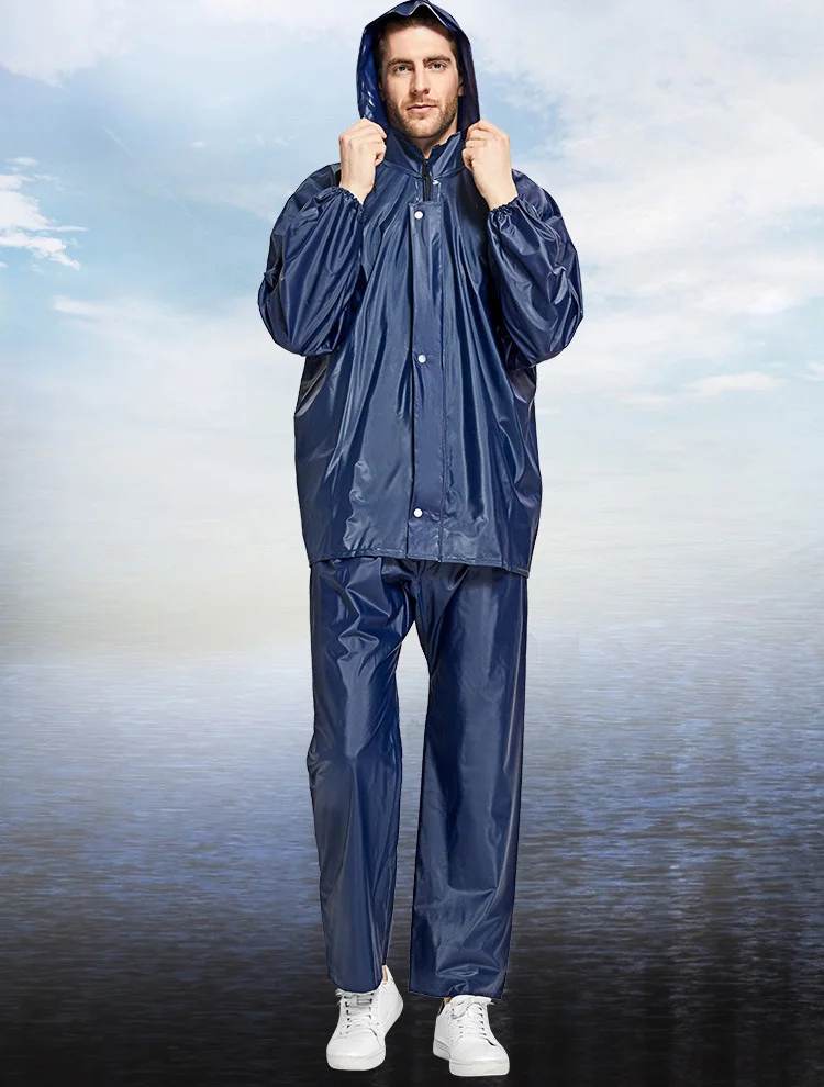 WHY443 Wholesale Outdoor Adult Hiking Raincoat - Waterproof Camouflage