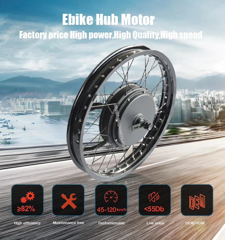 72v 3000w E Bike Conversion Kit - High Performance & Customization