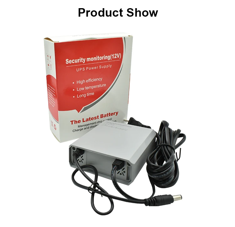 Mini Ups 12v 2a Dc Rechargeable Lithium-ion Battery Pack Ups For Wifi ...