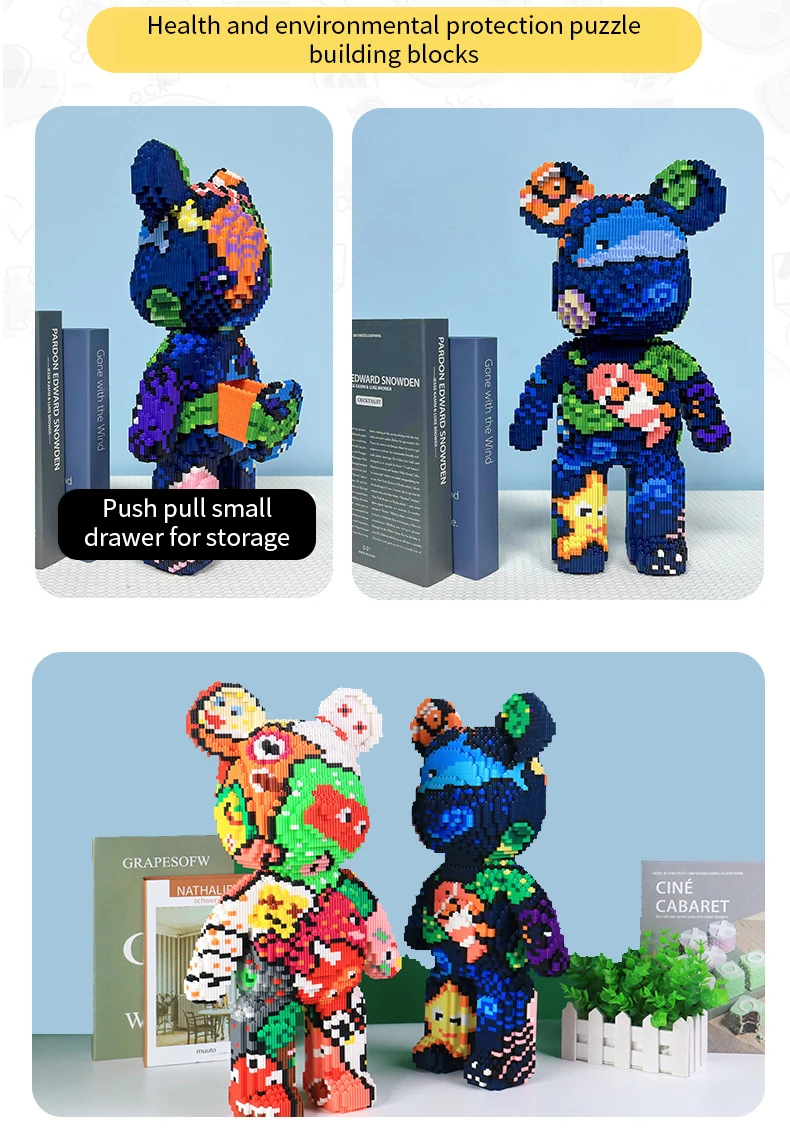 Wholesale Bear Building Blocks - Difficult Assembly Toys