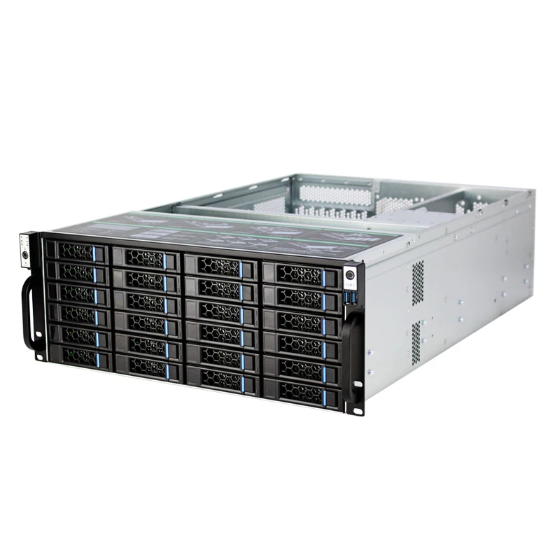 4u 24 Bay Storage Server Case Chassis Rackmount 19 Inch - Buy Hot Swap ...