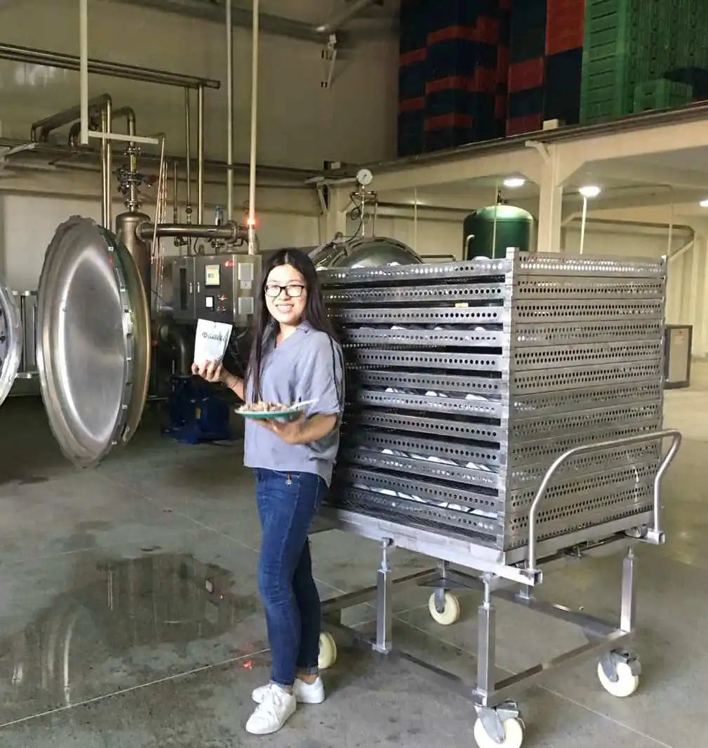 CST High Pressure Beans Autoclave Rotary Autoclave Steralization ...