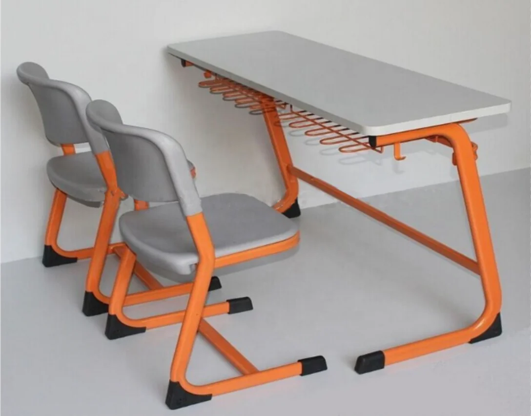 Office Desk 2 Person Double Student Table University Classroom Furniture Manufacture School ...