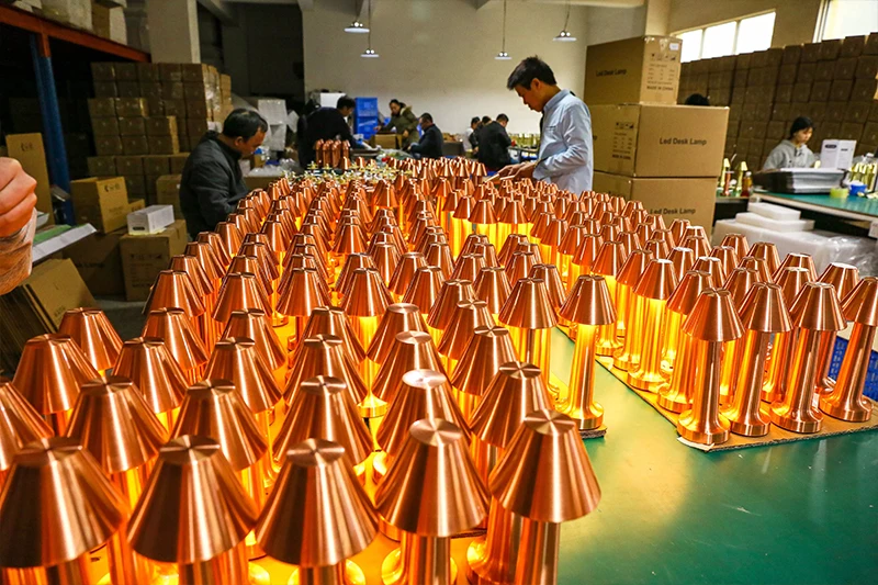 Classic Style Dimmable Home Decor Lampe De Table Led Gold Usb ...