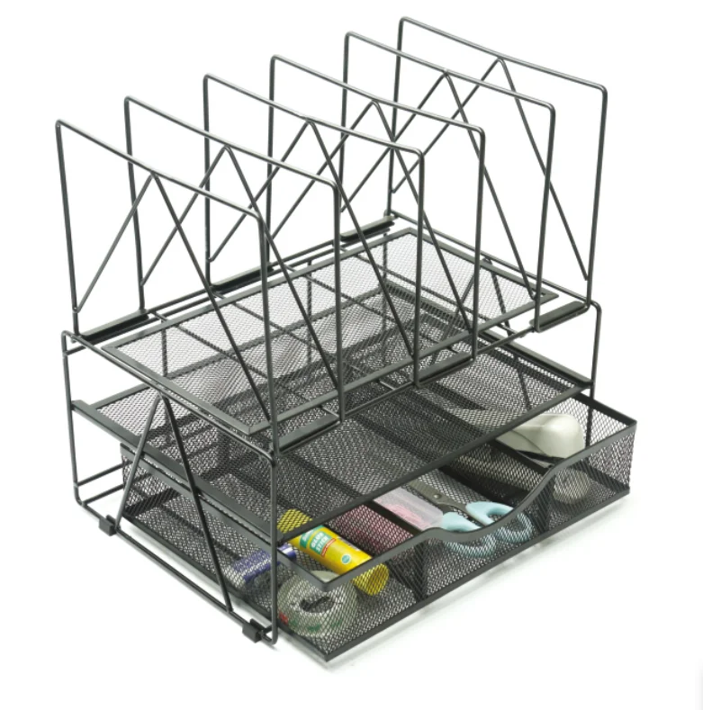Metal Mesh Workspace Desk Organizers And Storage And Accessories ...