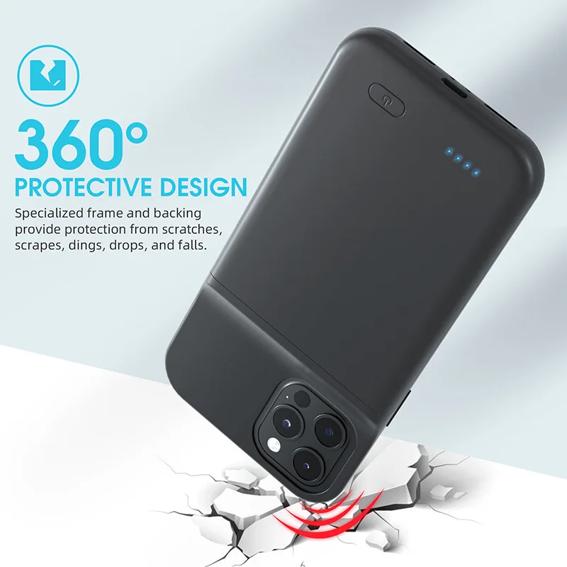 Power Bank 7000 Mah External Battery Charger Case For Iphone 14 13 ...