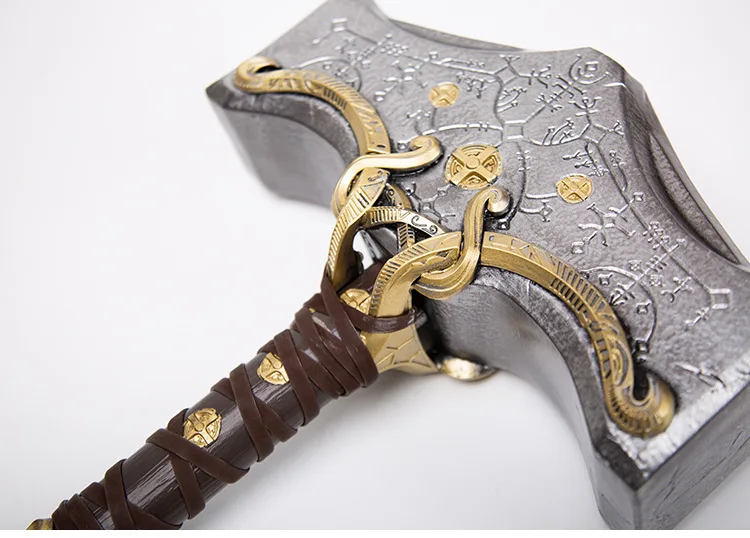 Ares 5 Gods Dusk Sol Thunder Hammer Mjolnir Storm Destroyer Model Hand ...