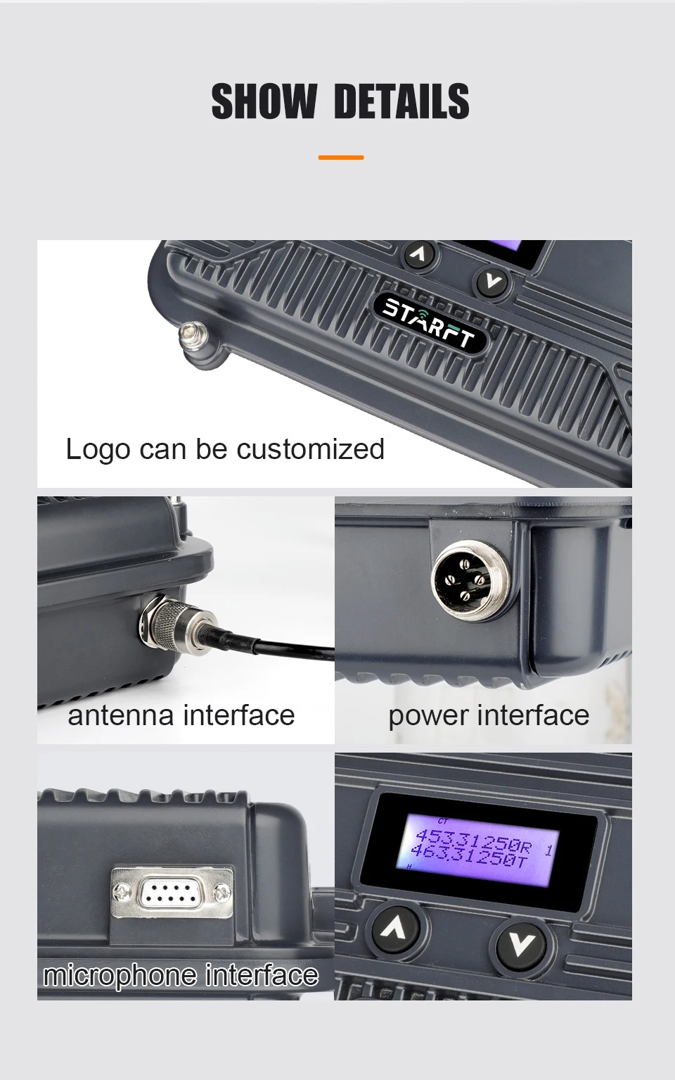 Starft V9 10w 16ch Portable Gmrs Repeater Mini Mobile Base Station ...