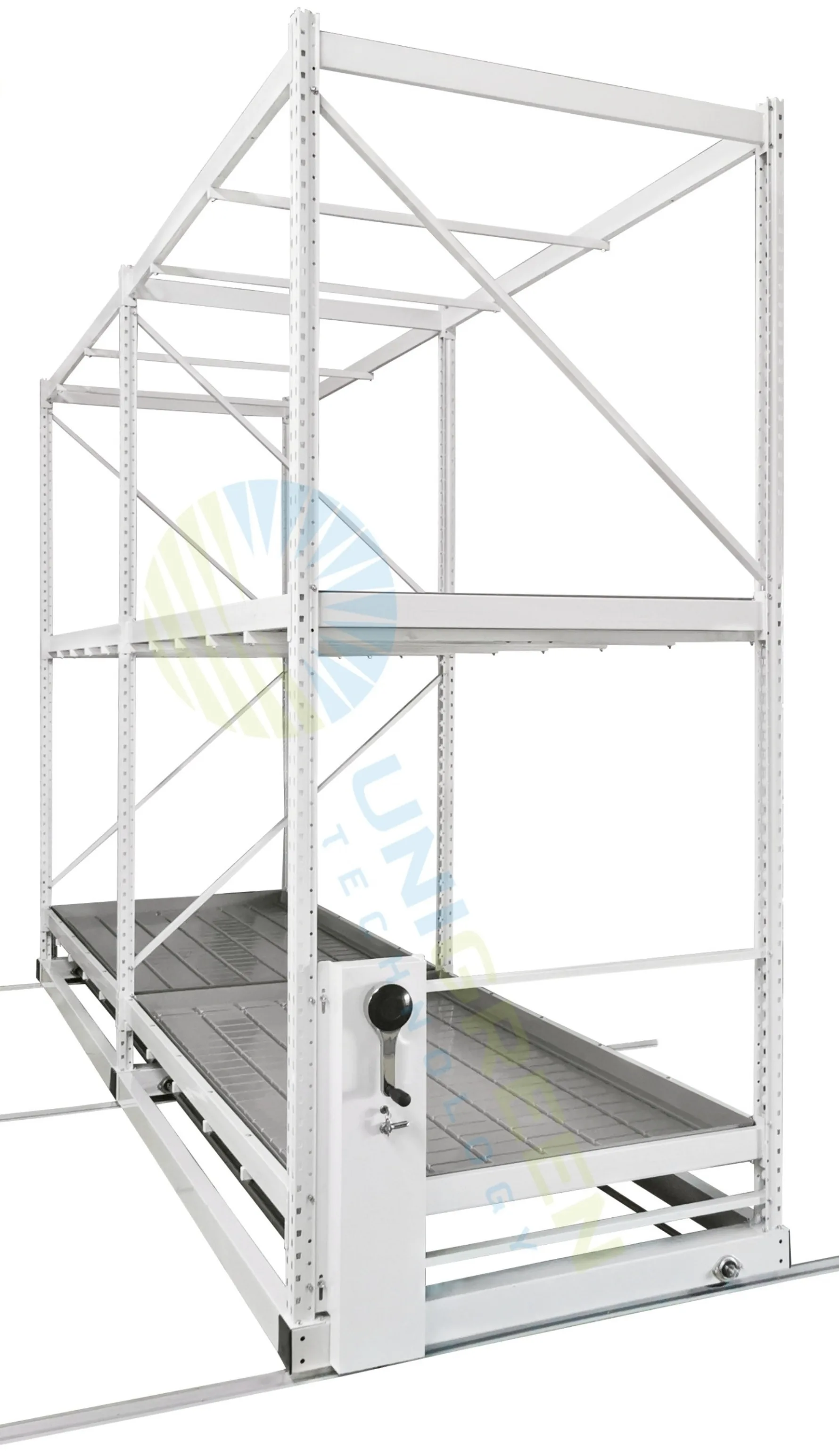 Vertical Grow Rack Agricultural Greenhouse Indoor Mobile Growing System ...