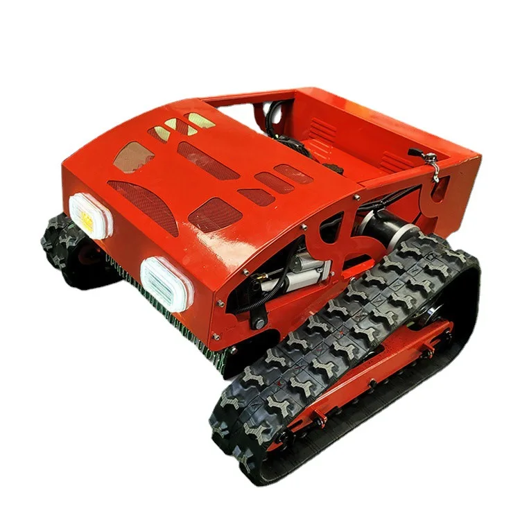 Mini Crawler Type Remote Control Robot Gasoline Engine Lawn Mower