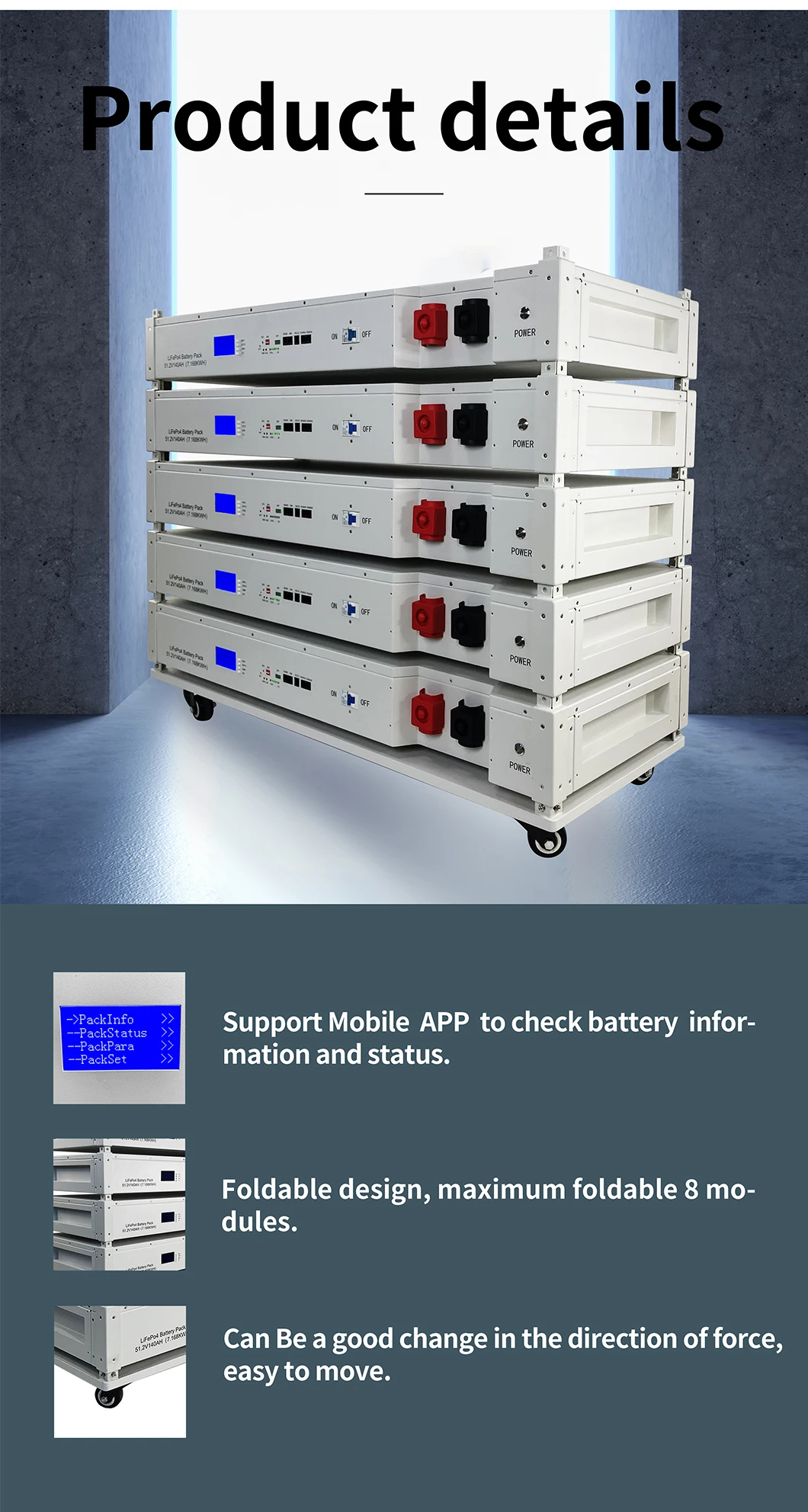 BYD Blade Battery Pack - 51.2V 140AH for Solar Storage