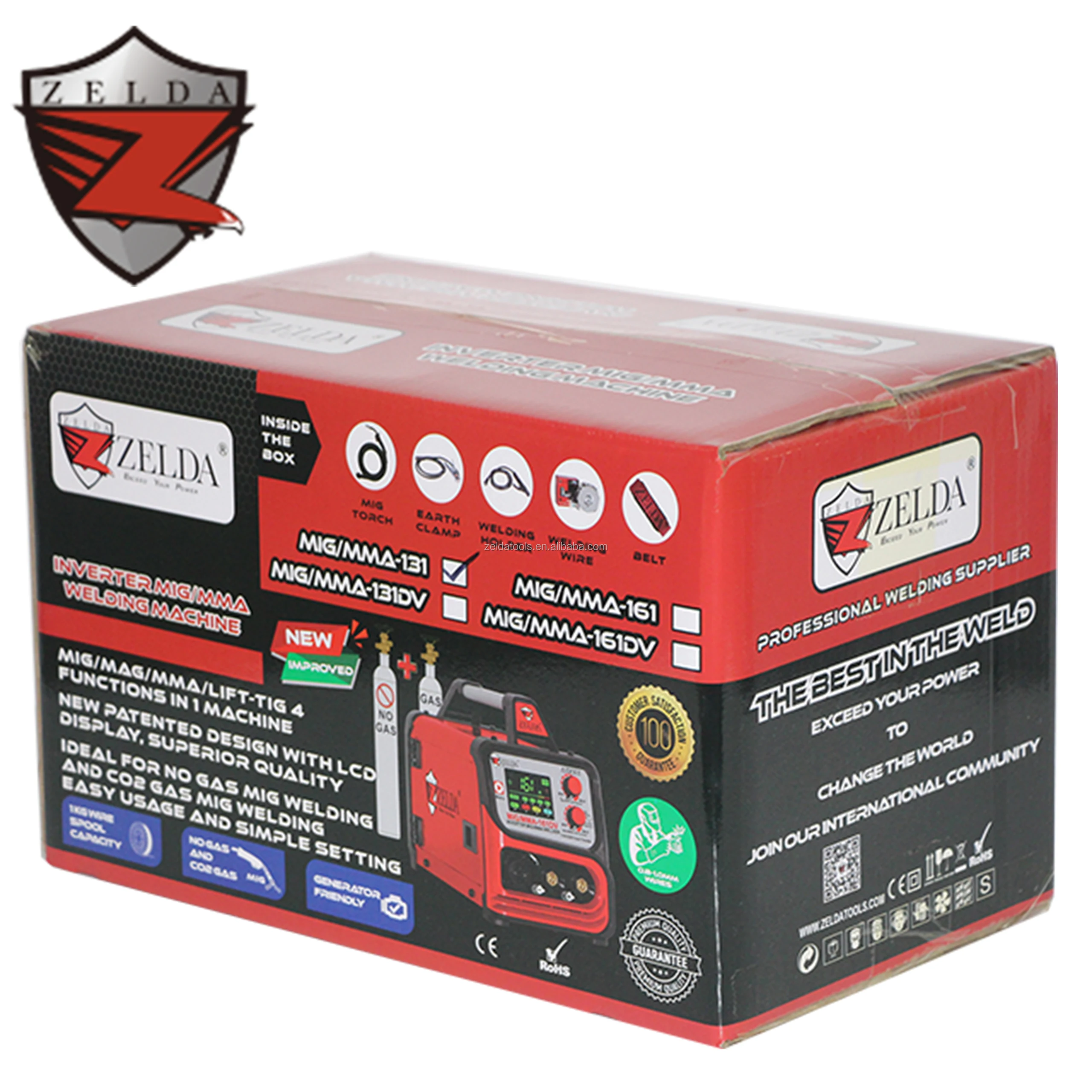 Multifunctional Welding Machine 3 in 1 - ZELDA MIG/MMA-131